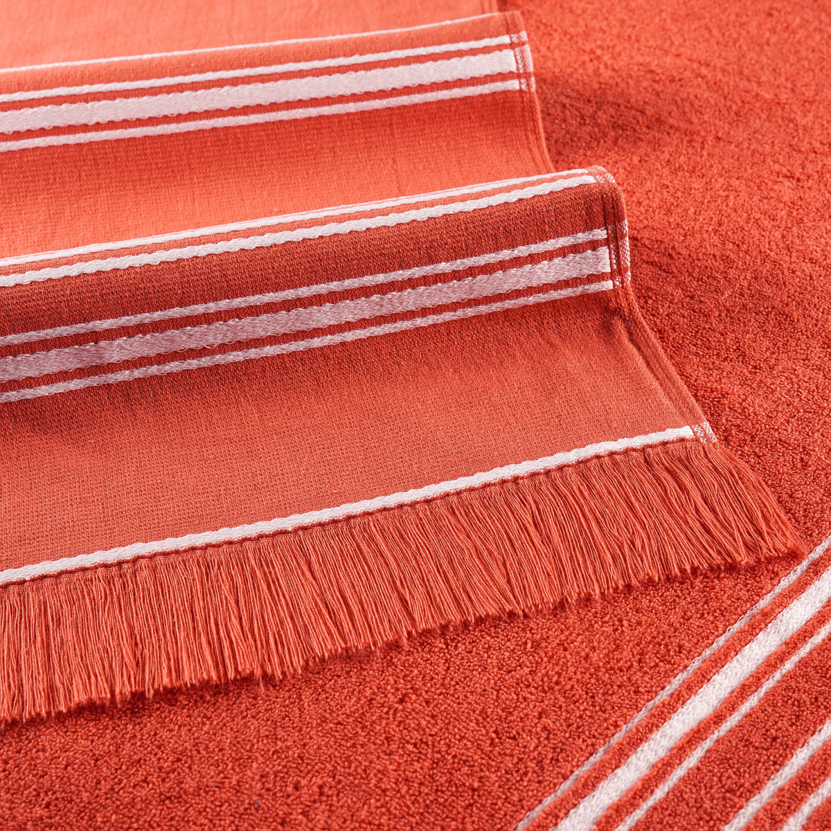 Shop Antalya Beach Towel - Coral In Australia | Trends Alley