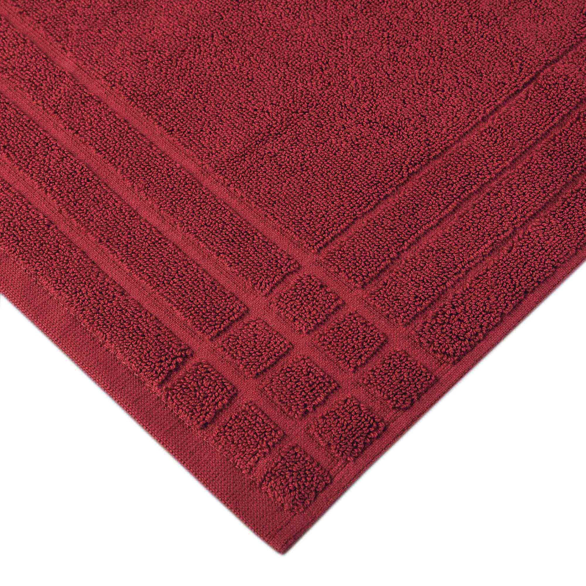 Shop Eclat - 2 Piece Bath Mats Set (Burgundy) In Australia | Trends Alley